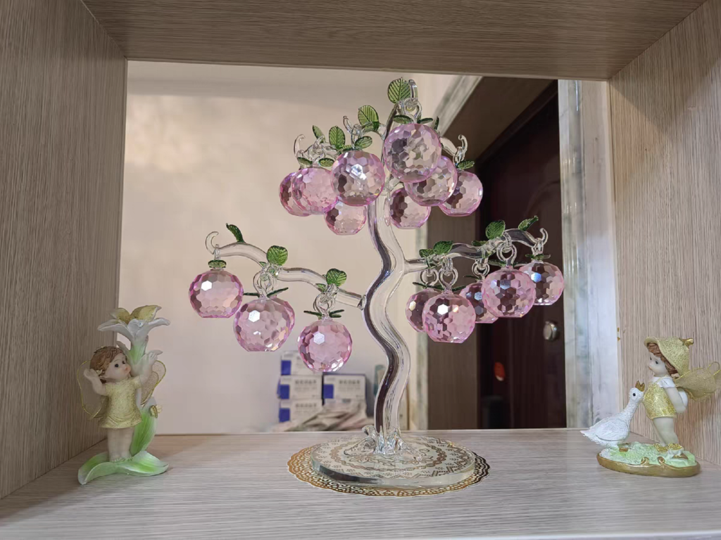 Apple Hanging Crystal Tree Ornament - Homey Décor