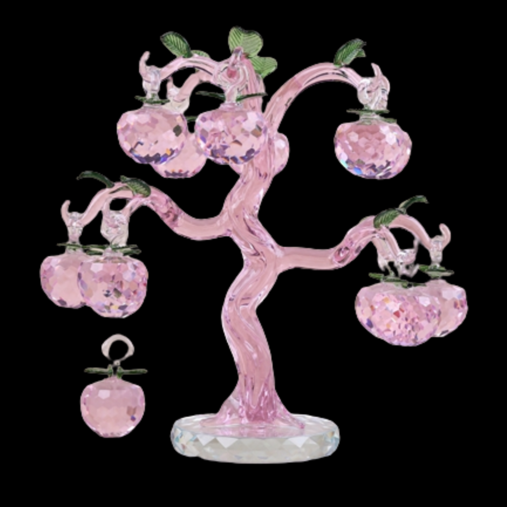 Apple Hanging Crystal Tree Ornament - Homey Décor